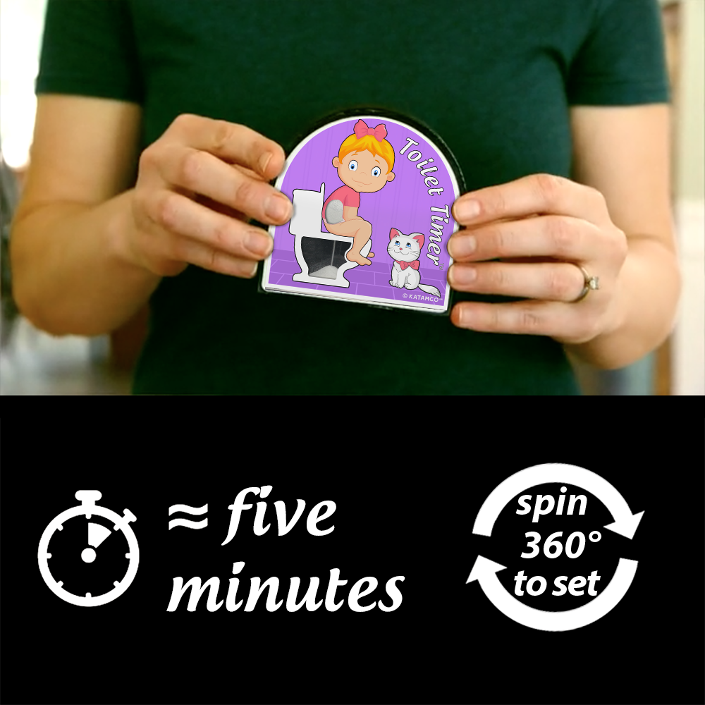 Toilet Timer for Kids (Girl) – Katamco, LLC
